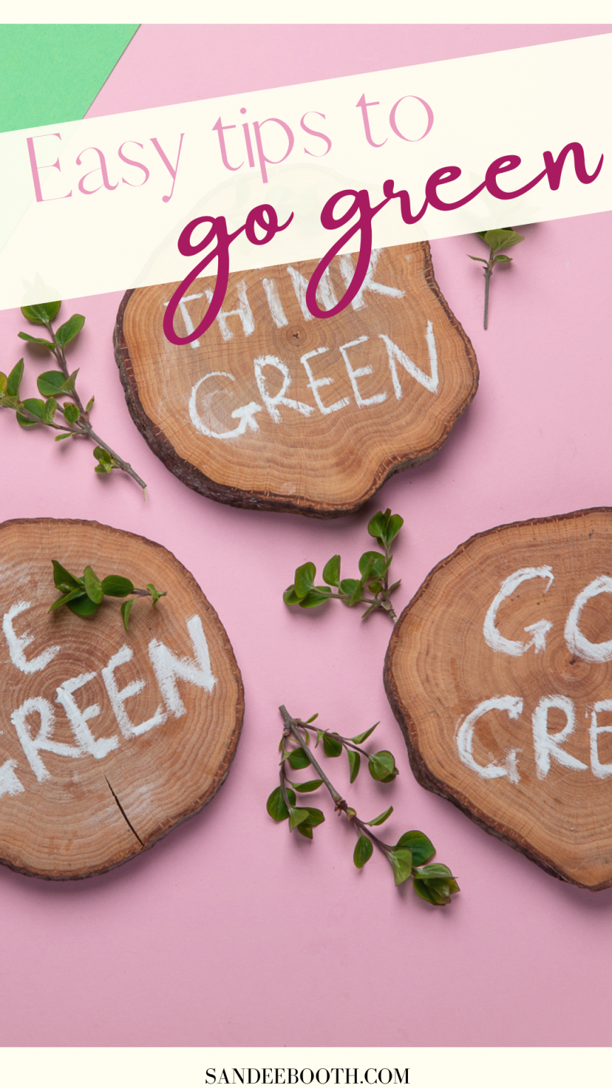 Simple Tips for How to Go Green and Save Money! - Sandee Booth